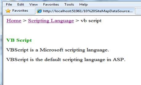 SiteMapDataSource Control In ASP Net MindStick