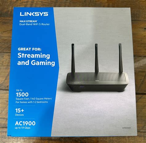 Linksys MAX STREAM Dual Band WiFi 5 AC 1900 Router Computers Tech Parts Accessories