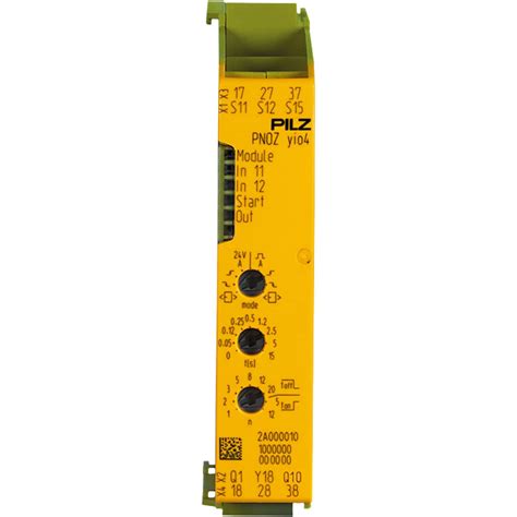 继电器拉伸模块 PNOZ yio4 2DI 3NO t PILZ 皮尔兹 I O 模块化