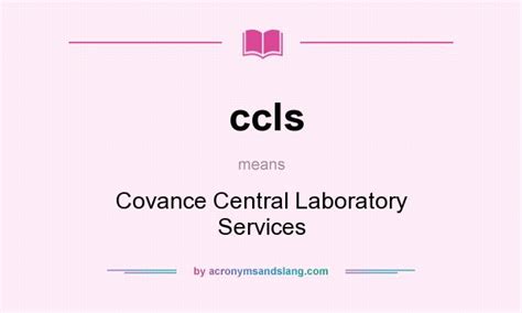 Ccls Covance Central Laboratory Services In Undefined By