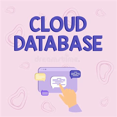 writing displaying text cloud database business concept optimized or