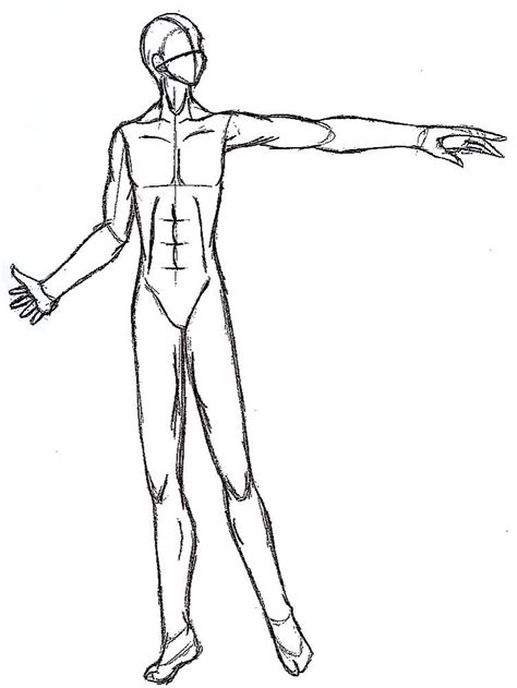Human Male Base Drawing