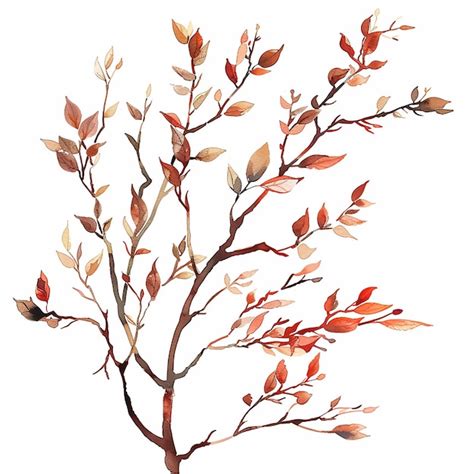 Premium Photo A Drawing Of A Tree With A Bird On It