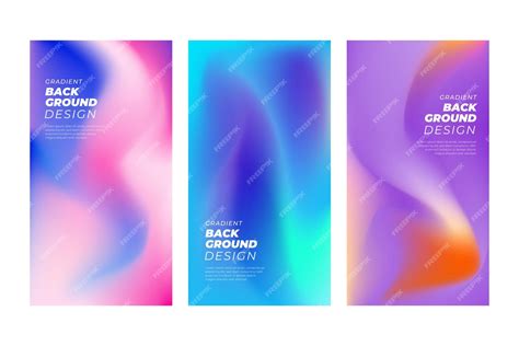 Premium Vector Vector Colorful Abstract Fluid Geometric Gradient Background