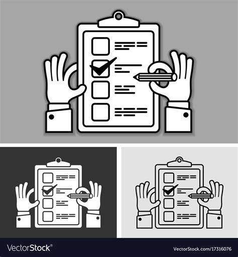 Checklist Royalty Free Vector Image VectorStock