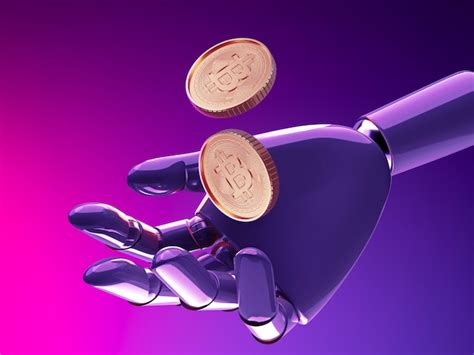 Premium Photo Robots Generating Money Represented With Coins And Banknotes