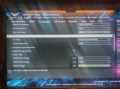 thắc mắc Chỉnh CPU Core Ratio CPU Core Voltage VOZ