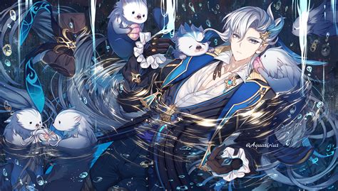 Neuvillette Genshin Impact Hd Wallpaper By Aquasirius Zerochan Anime Image Board