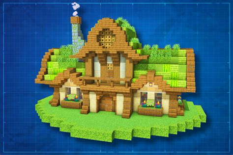 Mossy Cottage 3d Guide And Download Charliecustard Build