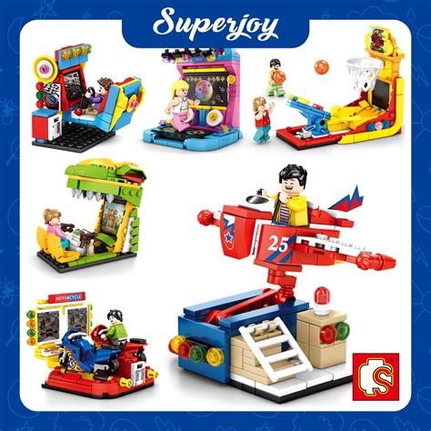 sy blocks arcade game centre series i car plane motorcycle shooting