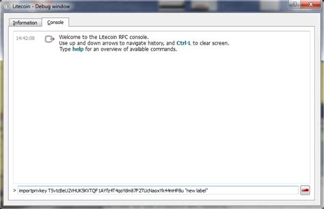 How To Import Your Private Keys Into Litecoin Qt Litecoin Owner