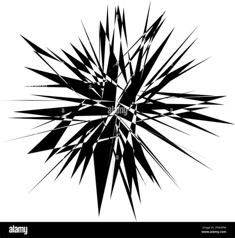 Edgy Geometric Random Amorph Amorphous Shape Element Vector — Stock Vector Illustration