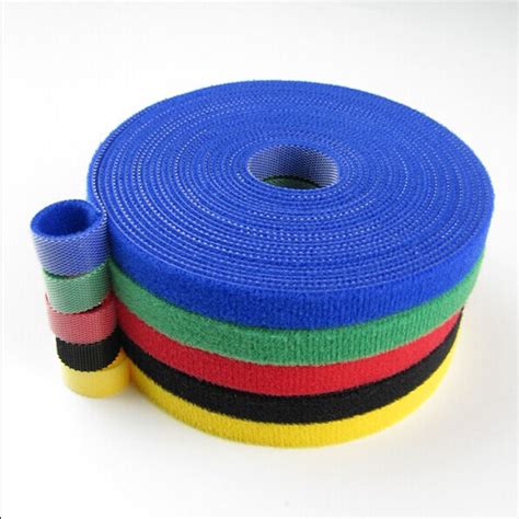China 20mm Nylon Reusable Double Sided Hook And Loop Cable Tape