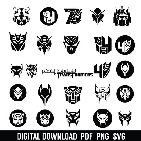Transformers Svg Transformer Svg Faces Transformers Logo Layered Svg