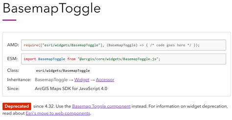 Making A Basemap Toggle Widget Using Components Esri Community