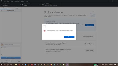 Remote Error When Publishing Repo · Issue 8223 · Desktopdesktop