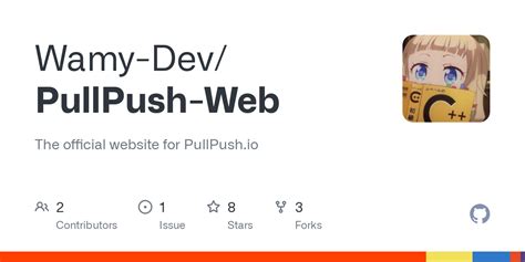 Github Wamy Devpullpush Web The Official Website For