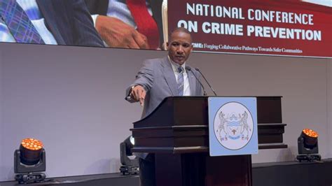President Advocate Duma Gideon Boko Inaugurates National Conference On Crime Prevention