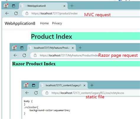Core How Do I Reuse Pages And Controllers With Application Parts But Use A Different