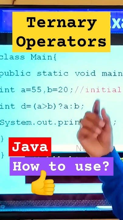 Java Ternary Operators Complete Java Couse Learn Java Java