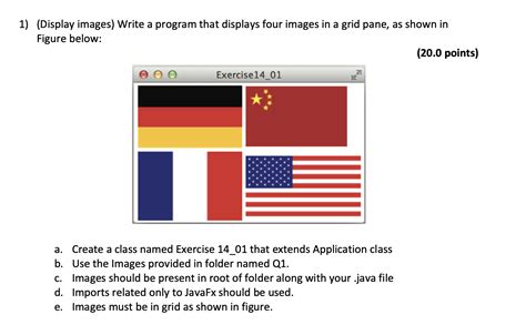 Solved Display Images Write A Program That Displays Chegg