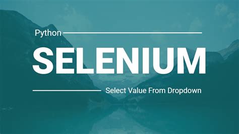 Select Values From Dropdown Python Selenium Pytest Framework Sqa Tools Youtube