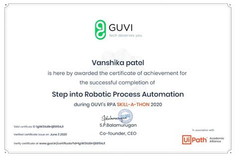 Vanshika Patel On Linkedin Rpa Roboticprocessautomation Skillathon Uipath