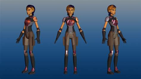 Sabine Wren Wip Armor Texture Maps By Habari Hentai Foundry