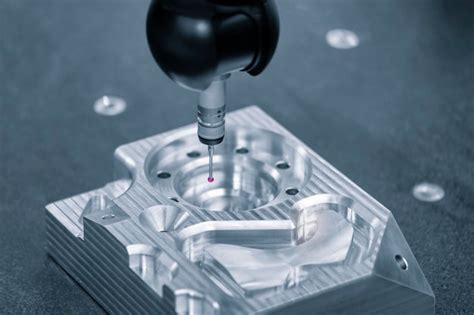 Premium Photo Quality Control On Milling Cnc Machine Coordinate Measuring Machine Quality