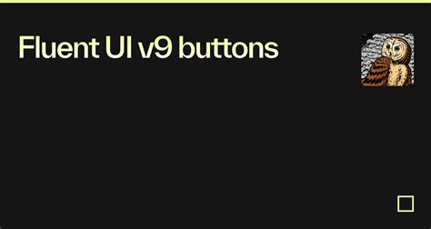 Fluent Ui V9 Buttons Codesandbox