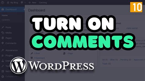 Disable Comments Wordpress Wordpress Tutorial For Beginners Youtube