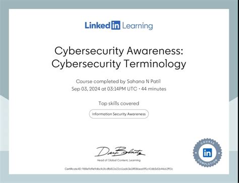 Sahana N Patil On Linkedin Cybersecurity Linkedin