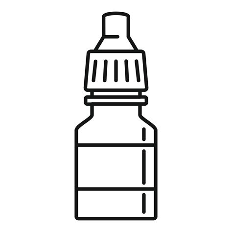 Drop Bottle Icon Outline Style 14528979 Vector Art At Vecteezy