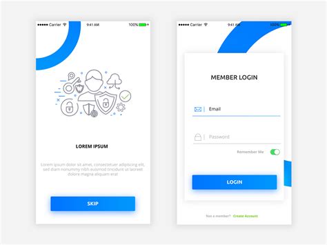 Login Form Design Behance