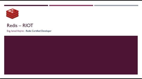 Ismail Anjrini On Linkedin Redis Riot 1