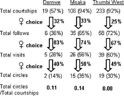 Ethogram Summarizing Accumulation Of Mating Skew Through The Courtship Download Scientific