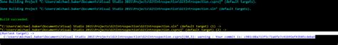 Powershell How Can I Extract Git Commit Hash From Vsmsbuild Stack