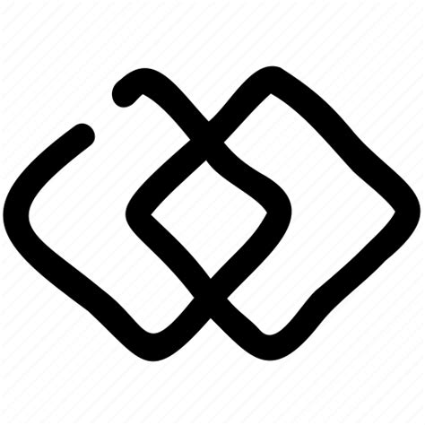 Intersecting Squares Stack Icon Download On Iconfinder