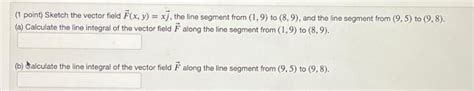 Solved Point Sketch The Vector Field F X Y Xj The Chegg