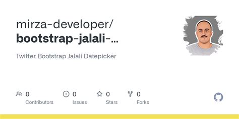 Github Mirza Developer Bootstrap Jalali Datepicker Twitter Bootstrap Jalali Datepicker