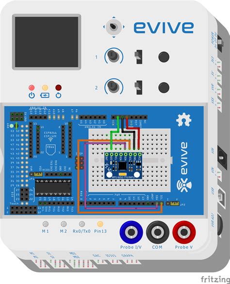 Interfacing GY 521 Module With Evive STEMpedia Education