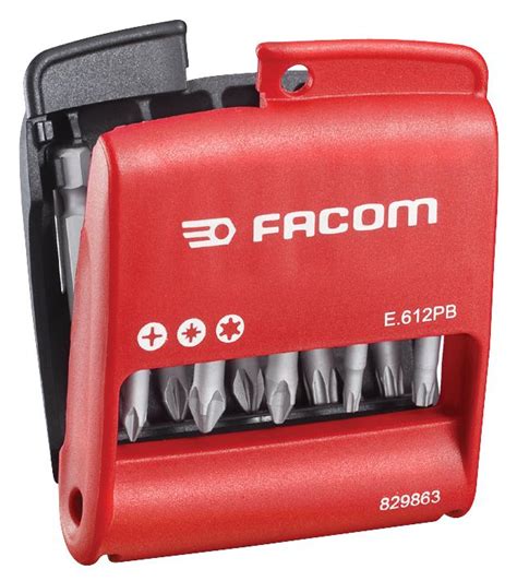 E 612pb Facom Bit Set Of 10 Series 6 50mm Long