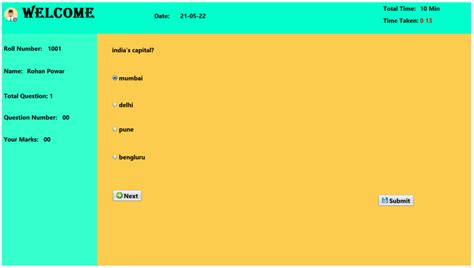 GitHub MrRohan Quiz Management System