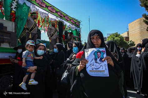 تشییع احسان قدبیگی شهید صنعت دفاعی اراک