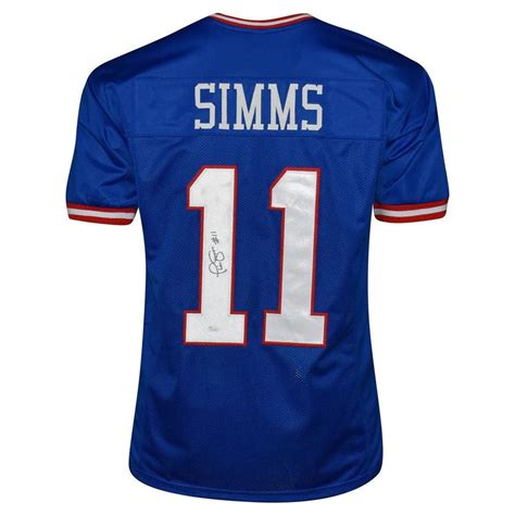 Phil Simms Autographed Jersey Jerseyva