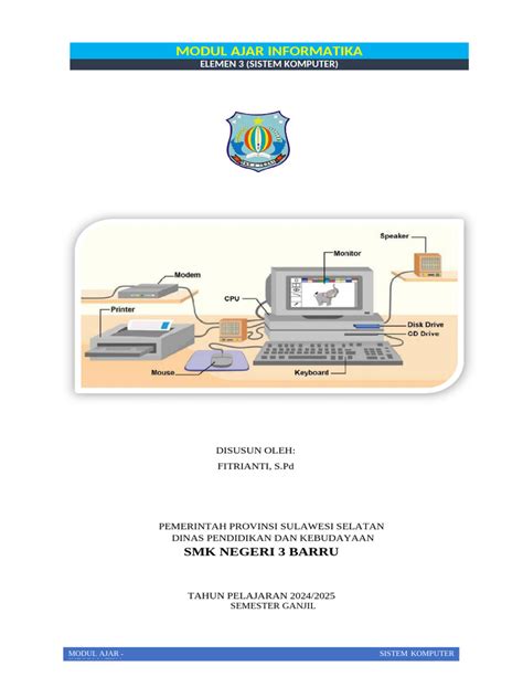 Modul Ajar Informatika Elemen 3 Sistem Komputer Pdf Modul Ajar Informatika Elemen 3 Sistem Komputer Pdf