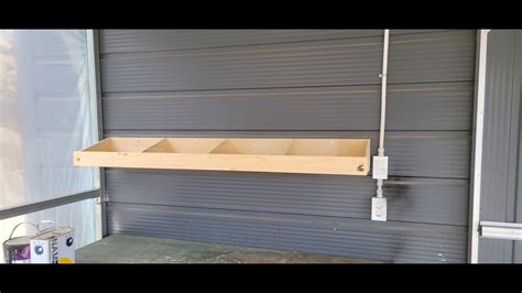 칠 작업장 선반 만들어서 설치 했어요 Youtube