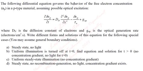 The Following Differential Equation Governs StudyX
