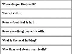 Teach Early Autism List Of Amazing Prompts And Questions Could Be U Future Classroom