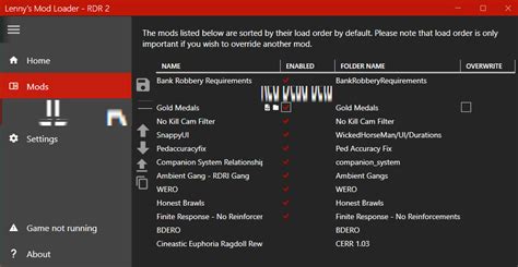 Lenny S Mod Loader RDR Page Tools RDR Mods